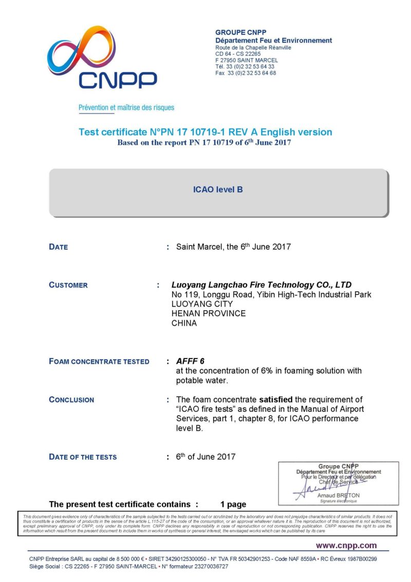 F500 FOAM – Fire Fighting Foam-Luoyang Langchao Fire Technology Co.,Ltd.